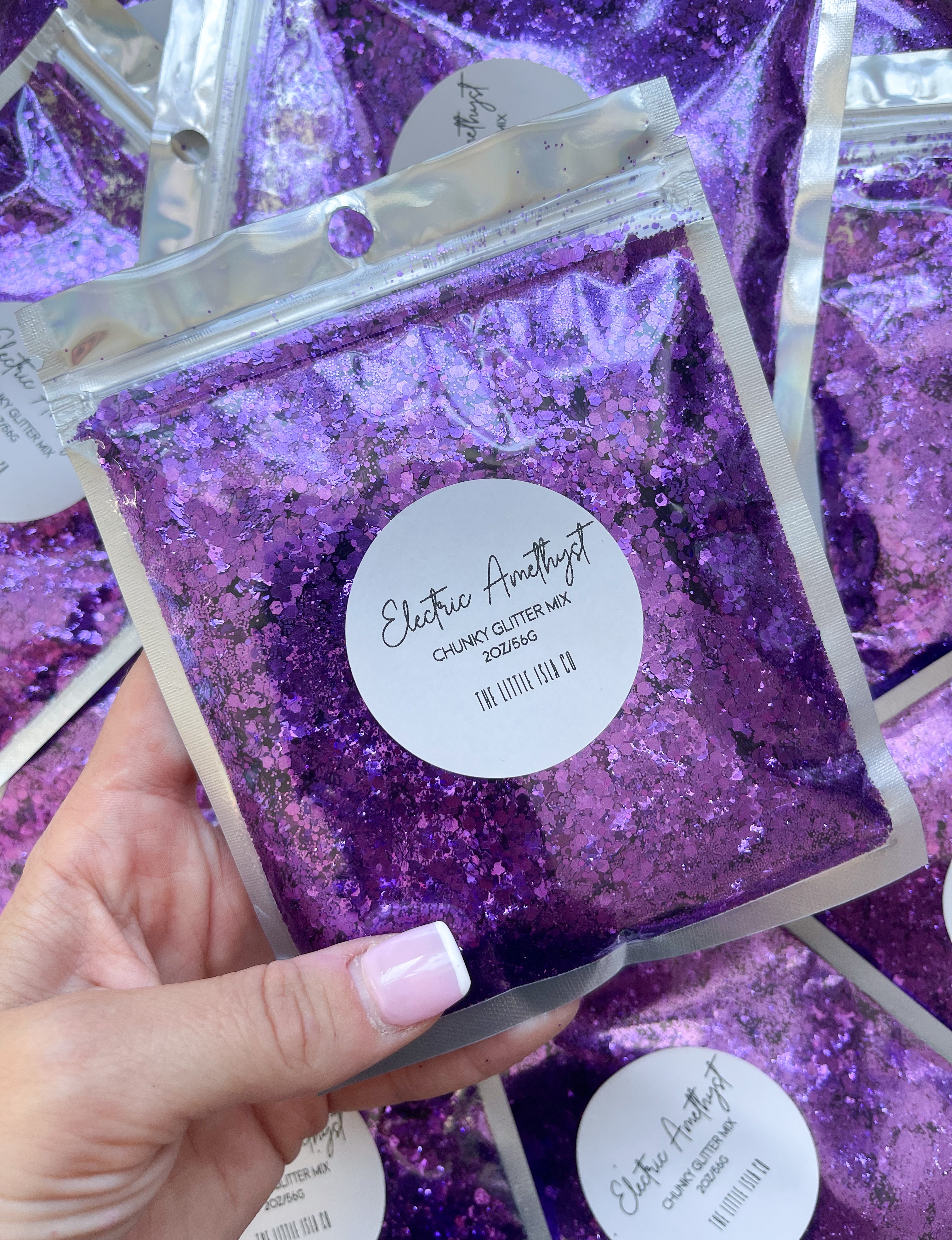 Electric Amethyst - Chunky Glitter Mix - 2oz/56g – The Little Isla Co